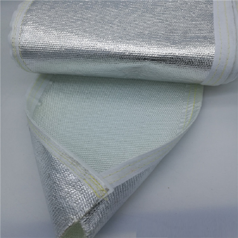 Velcro Aluminium Coated Fiberglass Sleeve Reflective Heat Resistant ...
